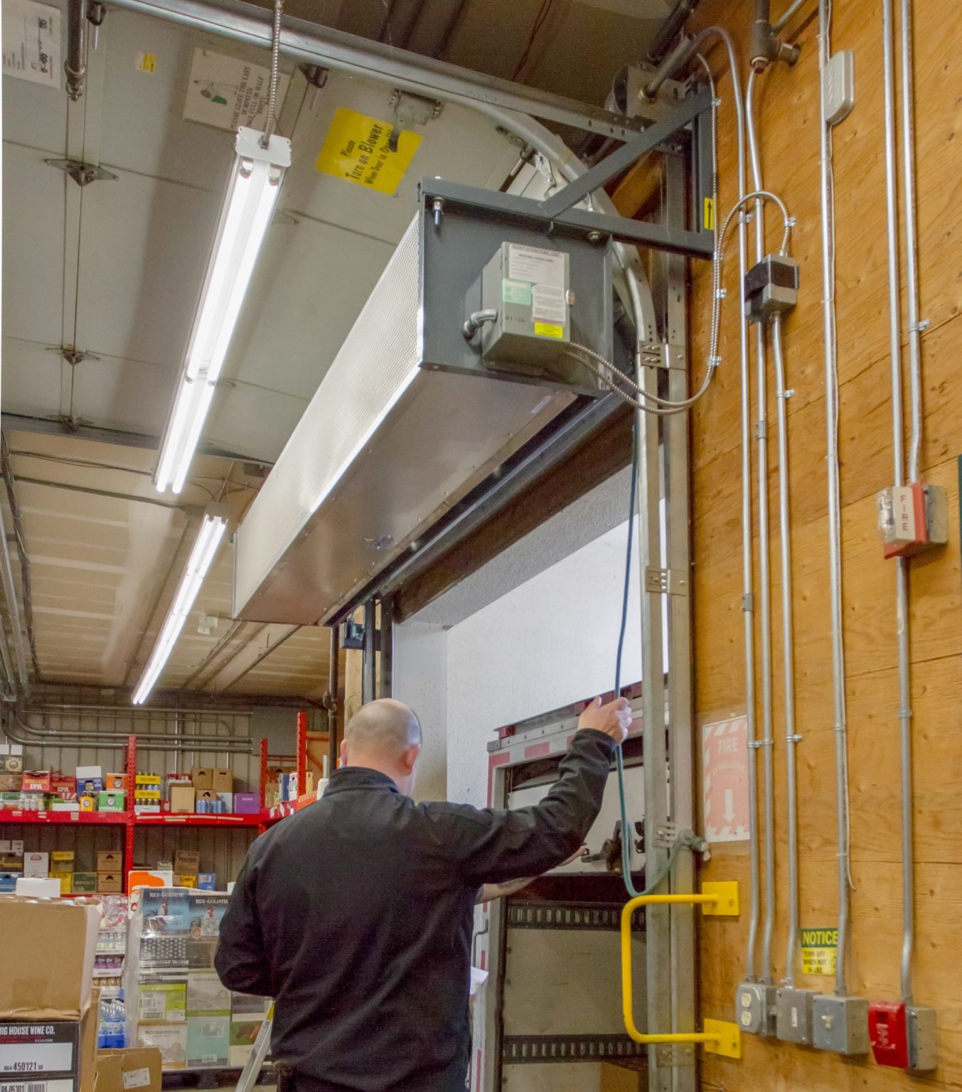 Air Curtains for Loading Docks - Restaurant Loading Dock Air Curtains ...