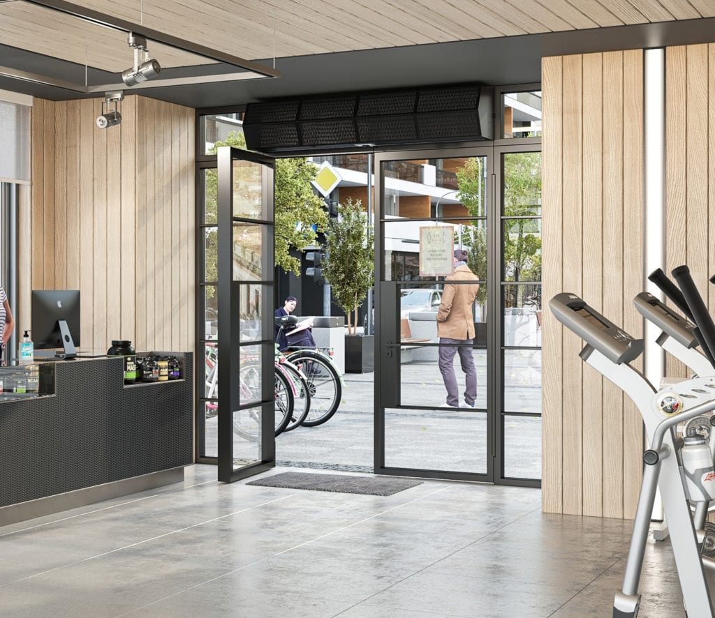 Air Curtains for Athletic Facilities & Fitness Centers | Berner Air ...